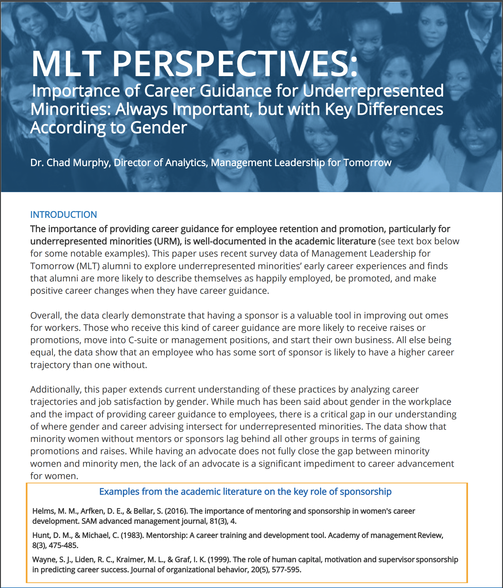 Insights: Career Guidance for Underrepresented Minorities: Always ...